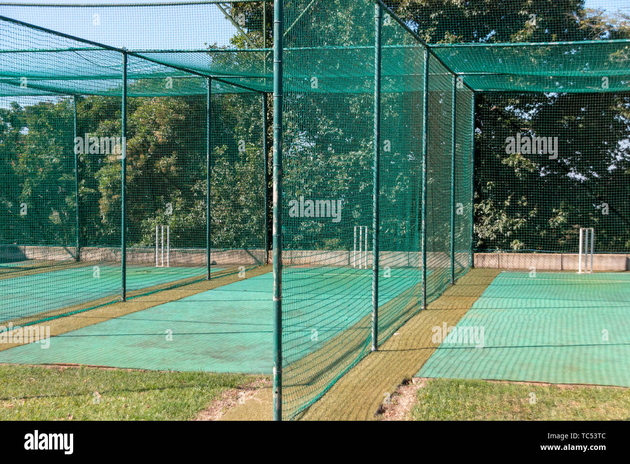 Children playing cricket outside hi-res stock photography and images ...