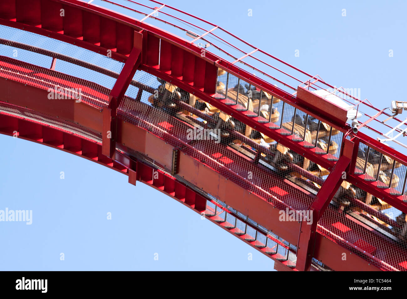 Roller coaster amusement hi-res stock photography and images - Alamy