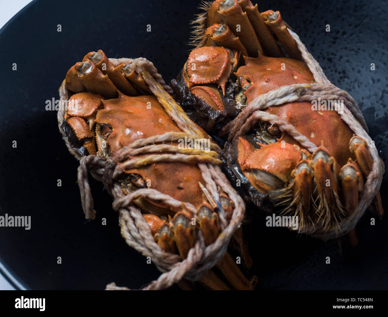 Lunch with hairy crabs hi-res stock photography and images - Alamy