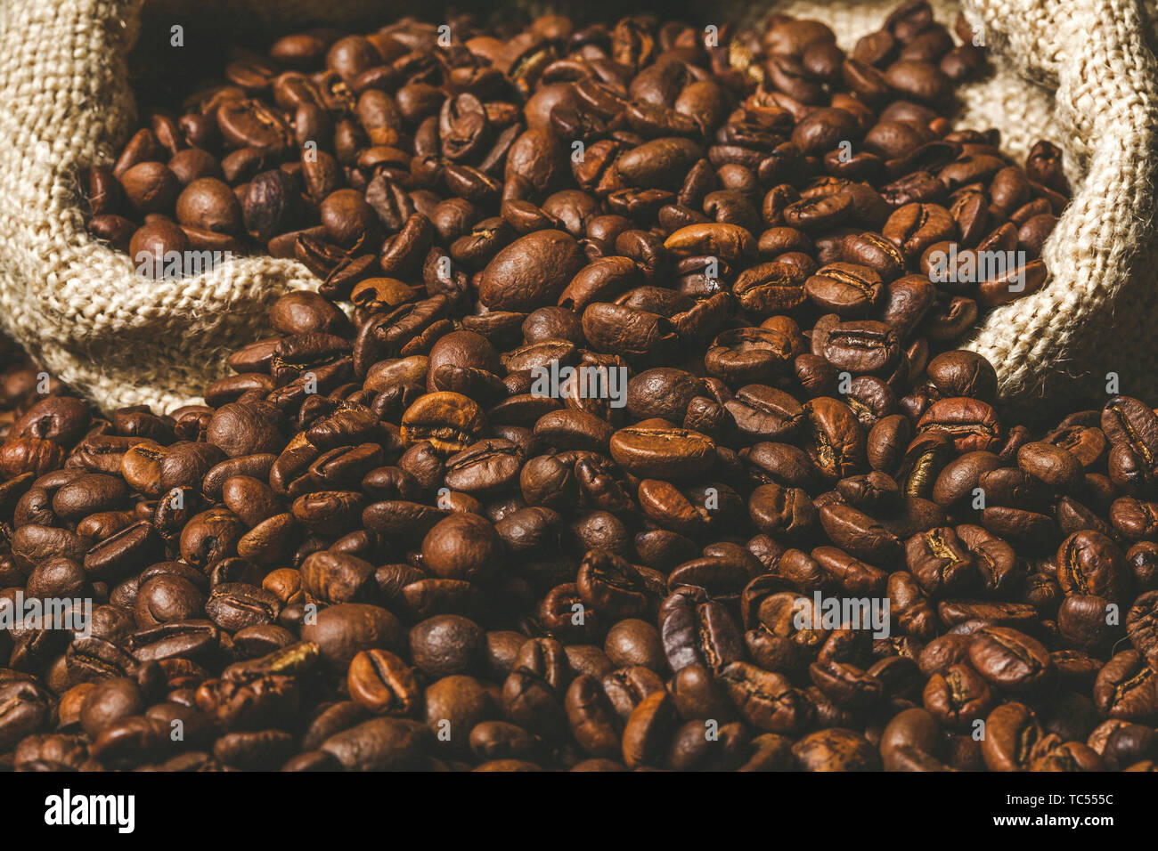 Coffee sack texture hi-res stock photography and images - Alamy