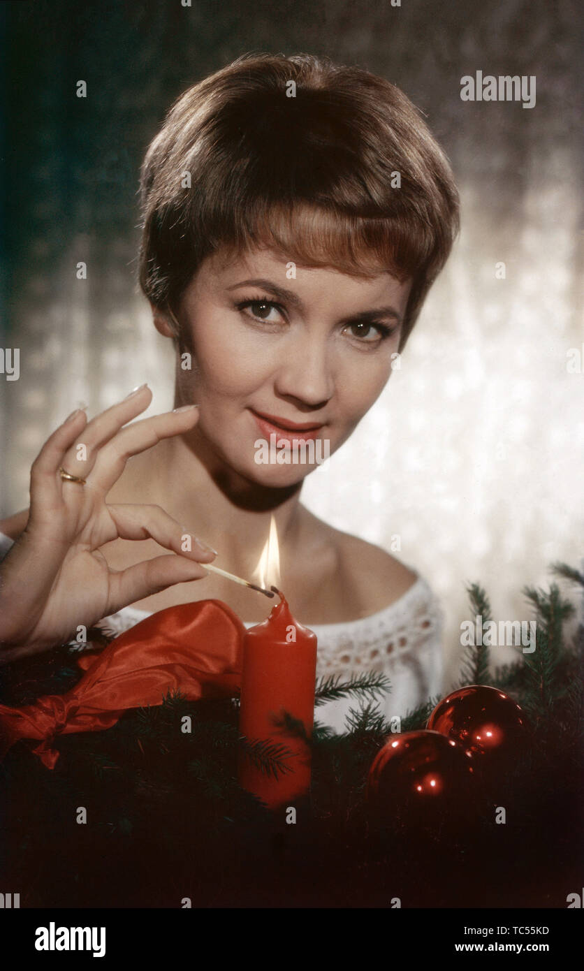 Liselotte Pulver, Schweizer Schauspielerin, Deutschland frühe 1960er ...