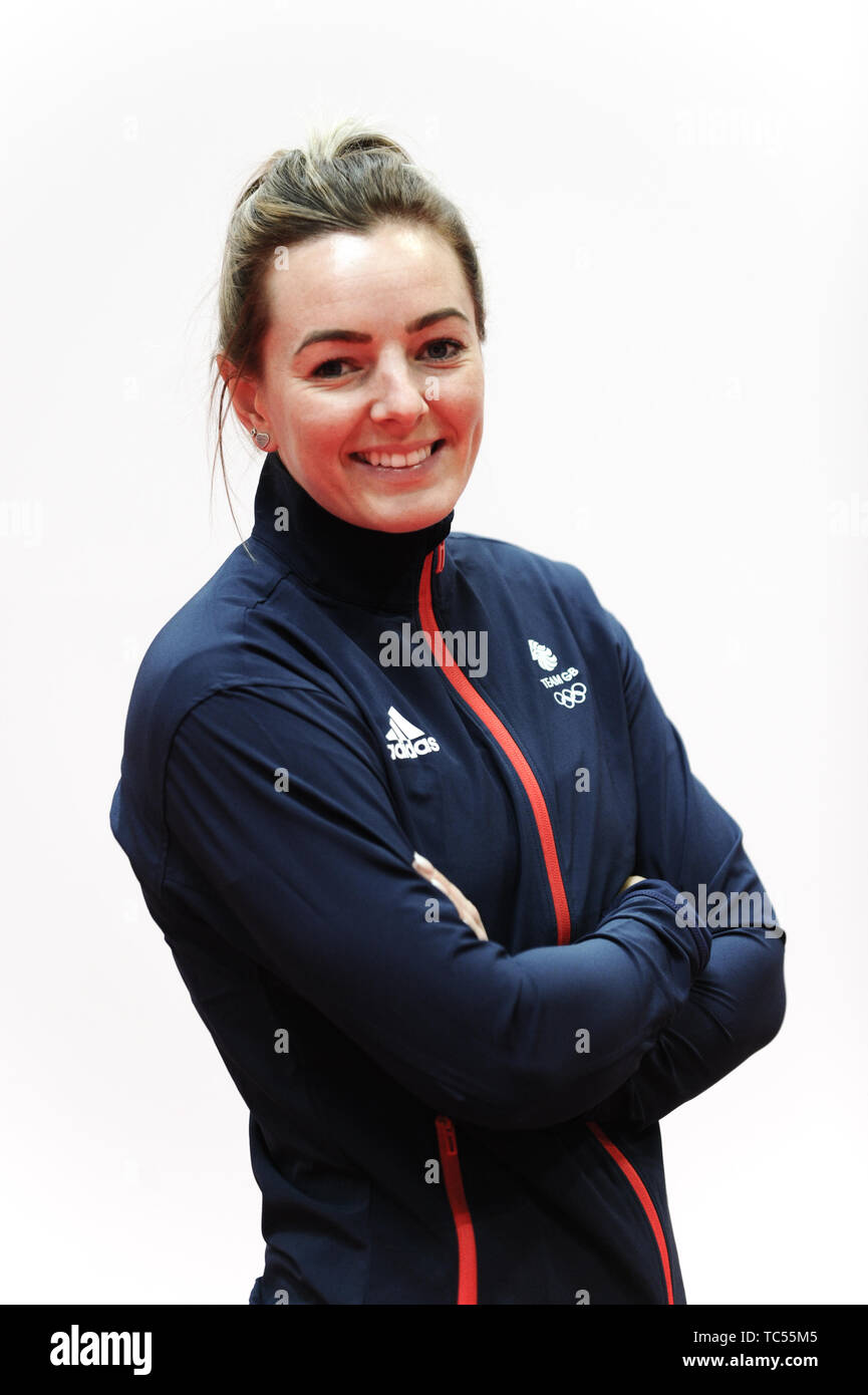 Katy Marchant during the kitting out session for the 2019 Minsk ...