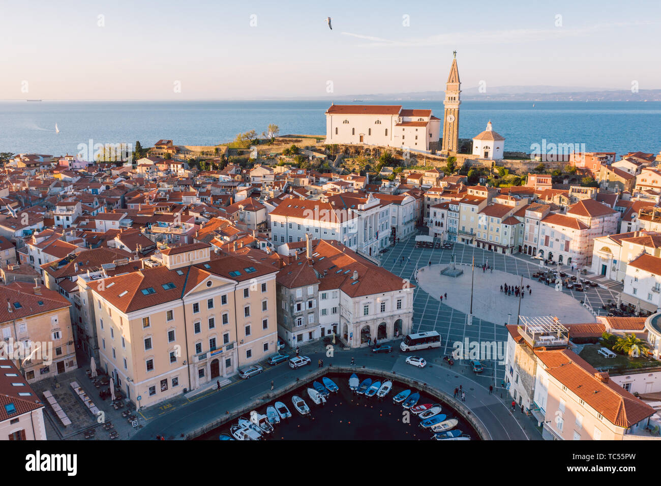 Piran slovenia aerial hi-res stock photography and images - Alamy