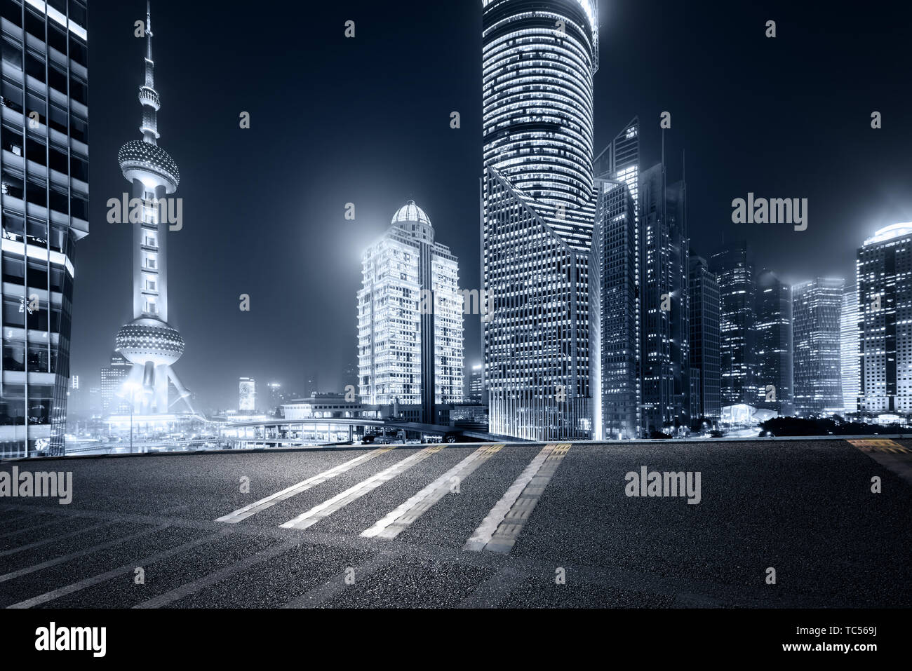 Modern urban roads Stock Photo - Alamy