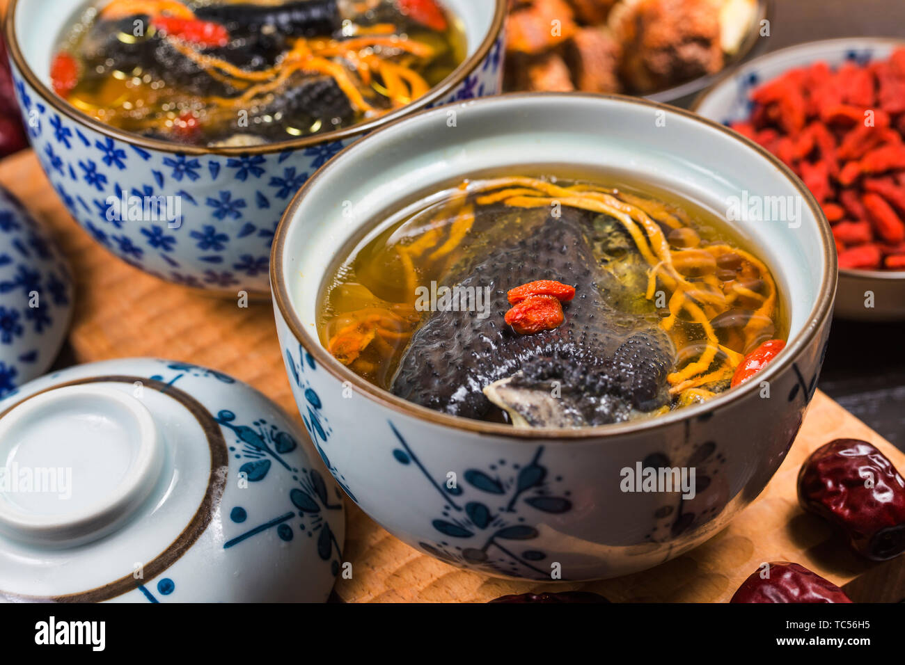 Black chicken soup hi-res stock photography and images - Alamy