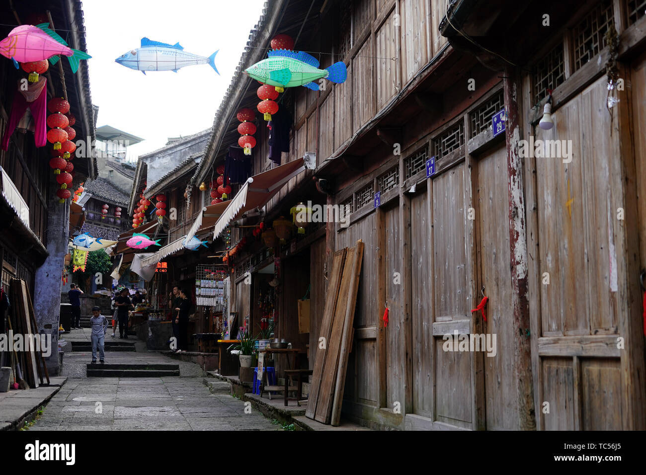 Shipu ancient city Stock Photo - Alamy