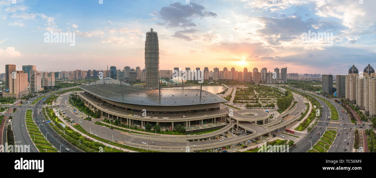 CBD, Zhengdong New District, Zhengzhou City Stock Photo - Alamy