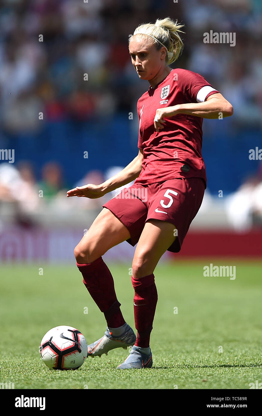 England's Stephanie Houghton in action during the game Stock Photo - Alamy