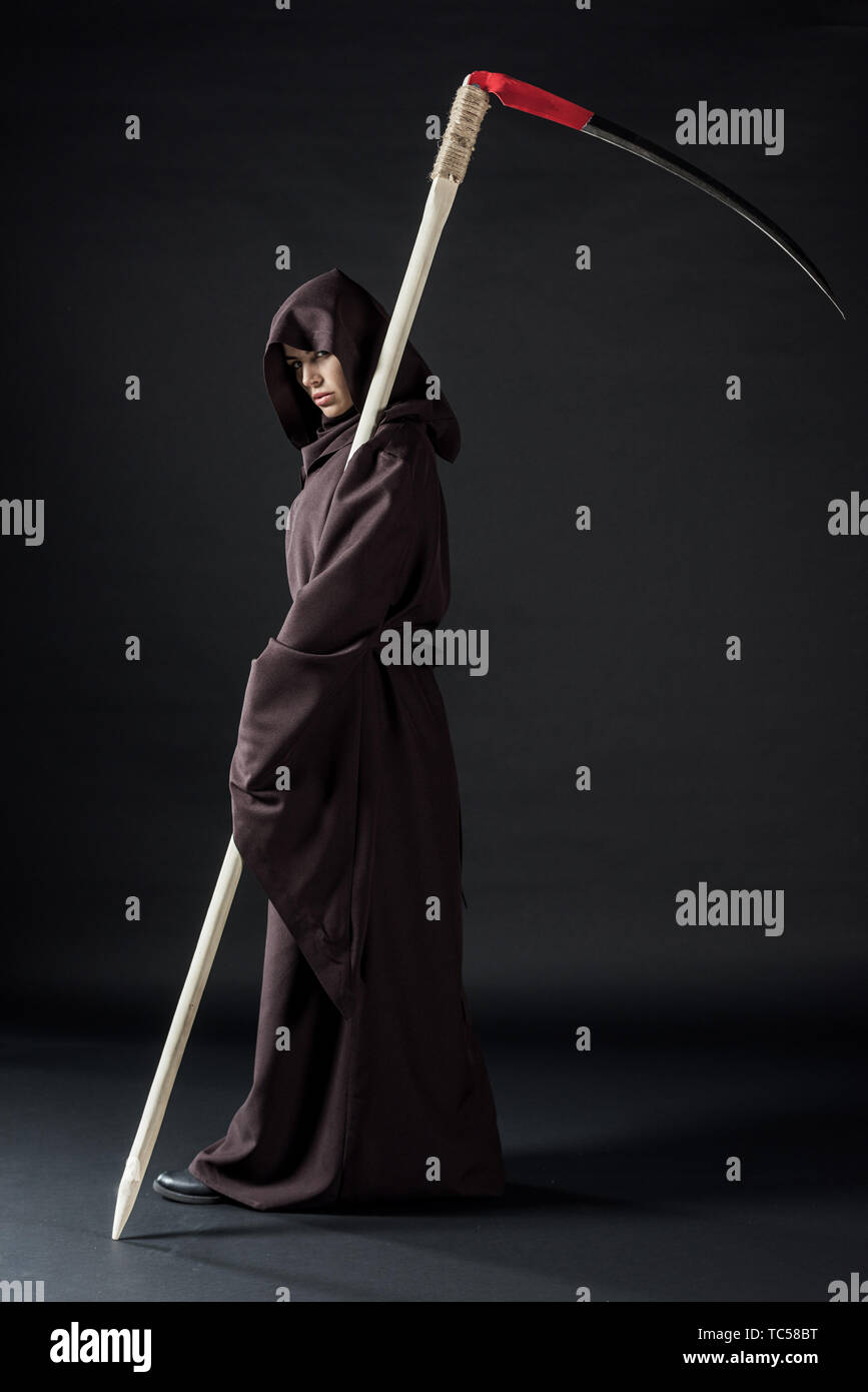 Grim Reaper Holding Scythe High Resolution Stock Photography and Images ...