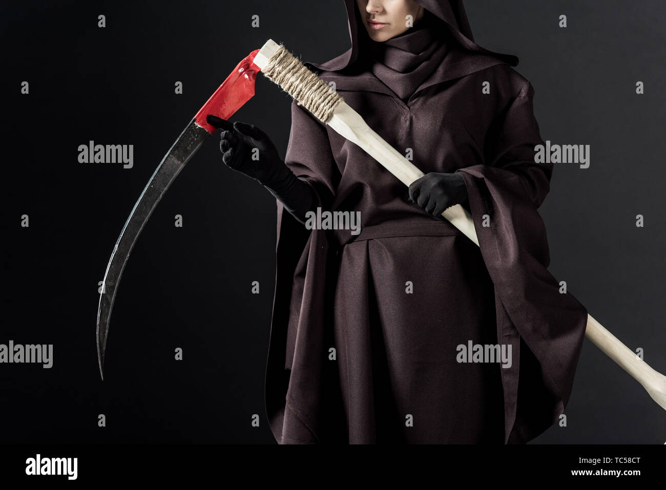 Holding Scythe High Resolution Stock Photography and Images - Alamy