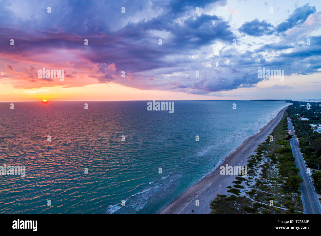 Aerial photo north captiva island hi-res stock photography and images ...