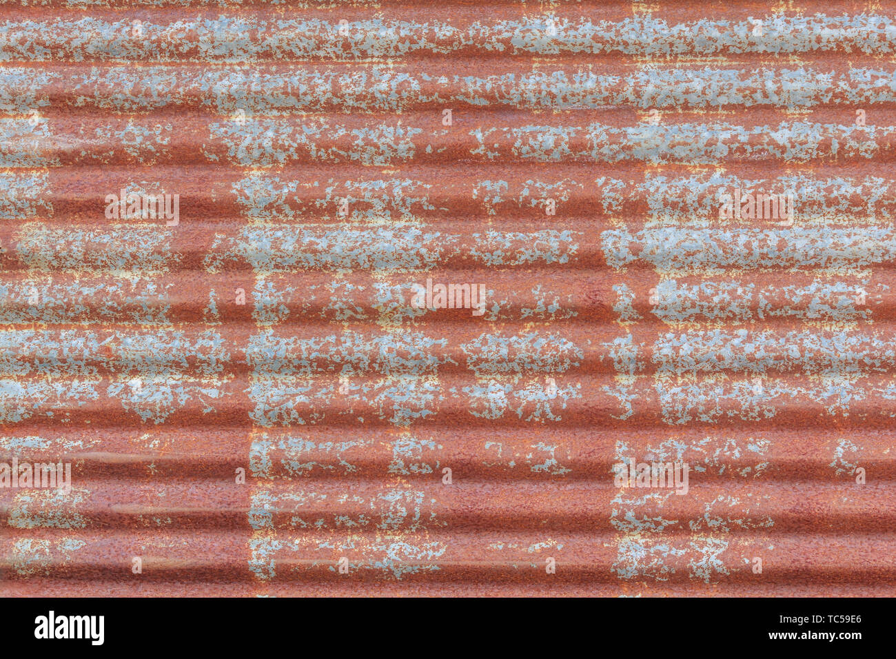 Rusted galvanized iron plate texture Stock Photo - Alamy