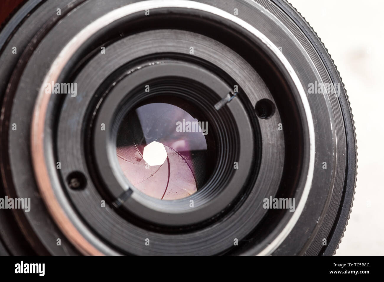 Camera lens close up Stock Photo - Alamy