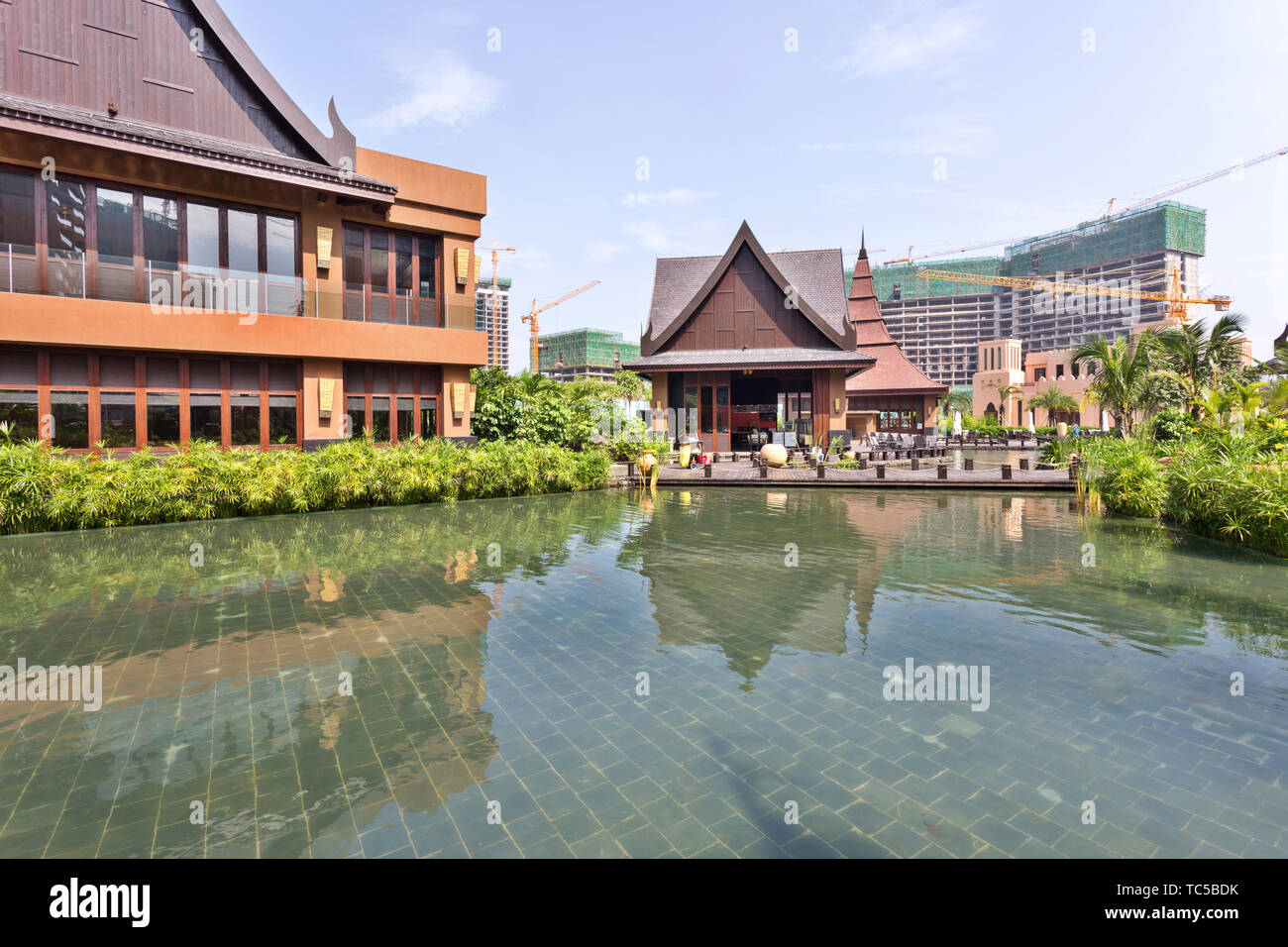 Waters architecture no one toured buildings hi-res stock photography ...