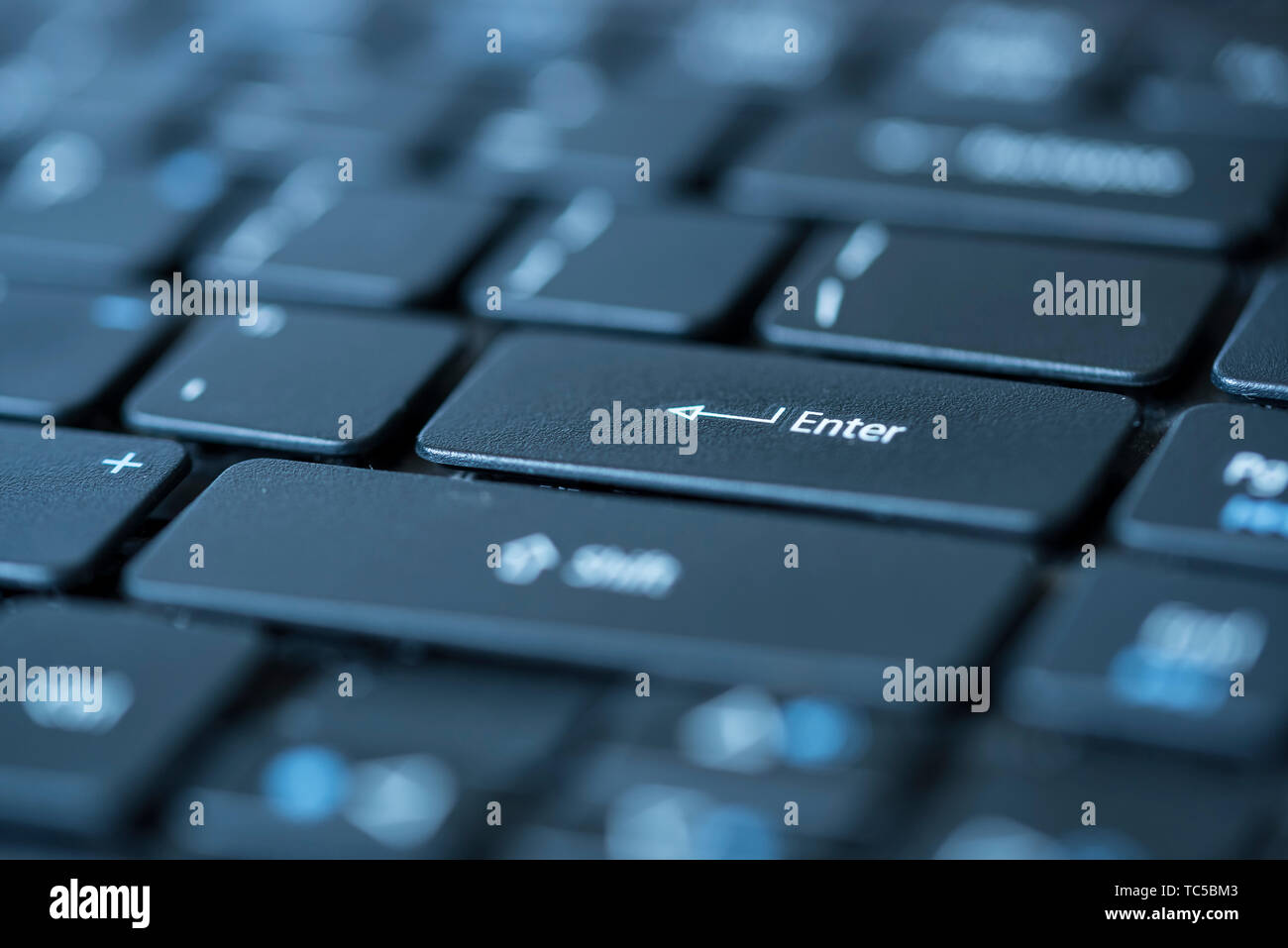 Keyboard, return key, confirmation key Stock Photo - Alamy
