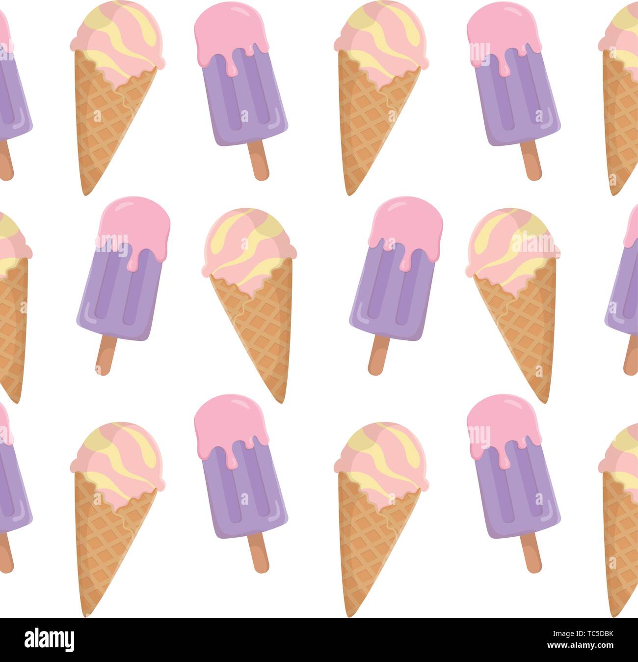 Popsicle and ice cream design, Sweet dessert food flavor scoop summer ...