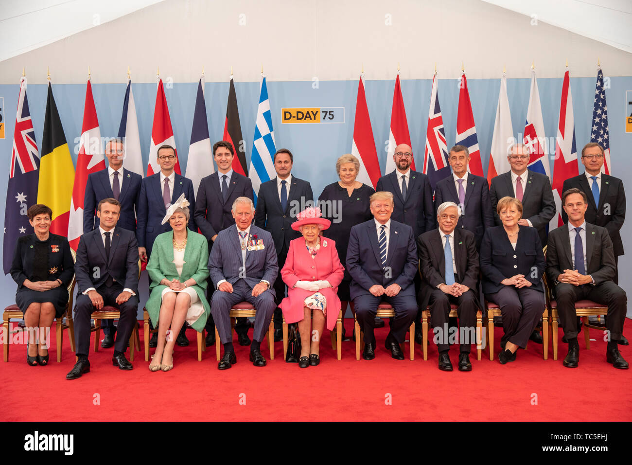 (back row left to right) Deputy Prime Minister of Slovakia Richard Rasi ...