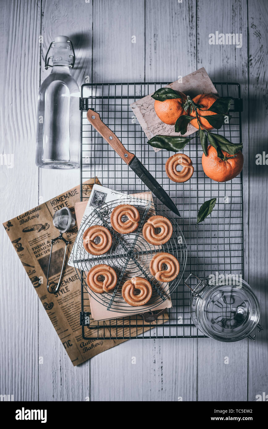 Food photography still life photography cookies ins Stock Photo - Alamy