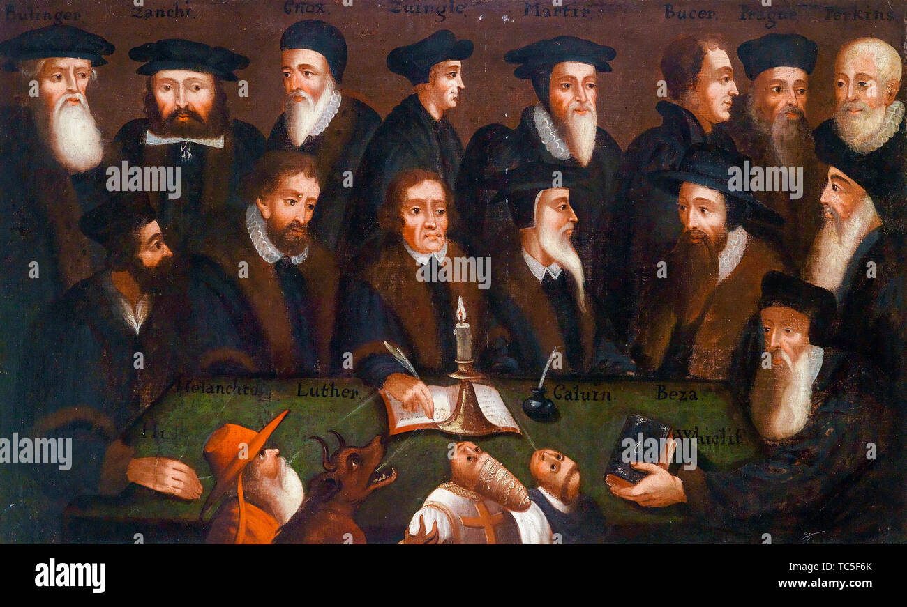 Protestant reformation painting hi-res stock photography and images - Alamy