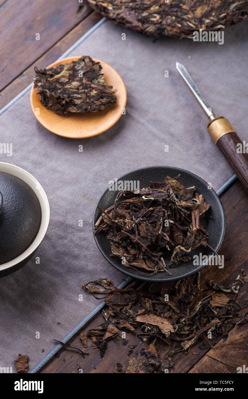 Old white tea Stock Photo - Alamy