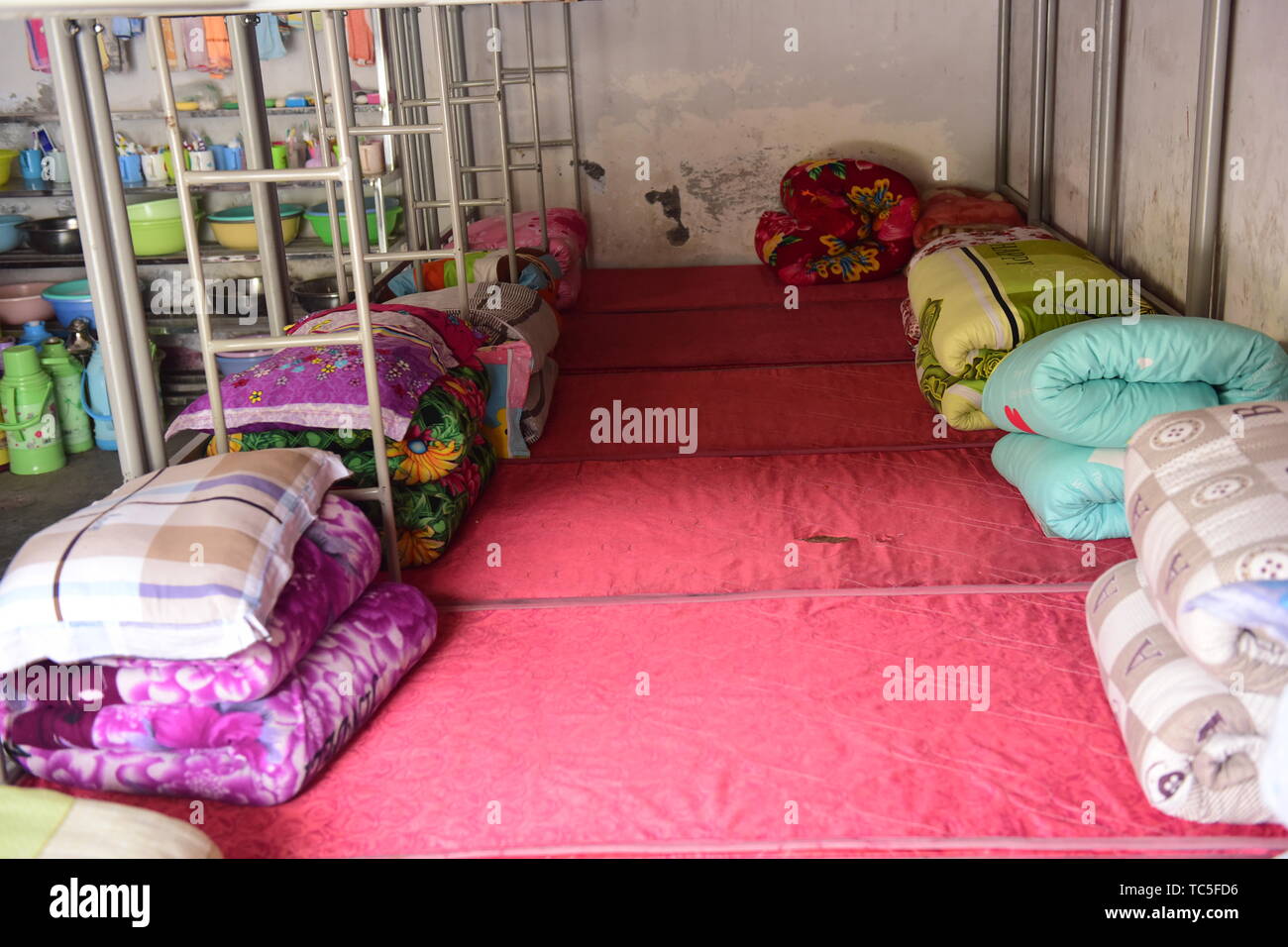 Rural primary school dormitory Stock Photo - Alamy