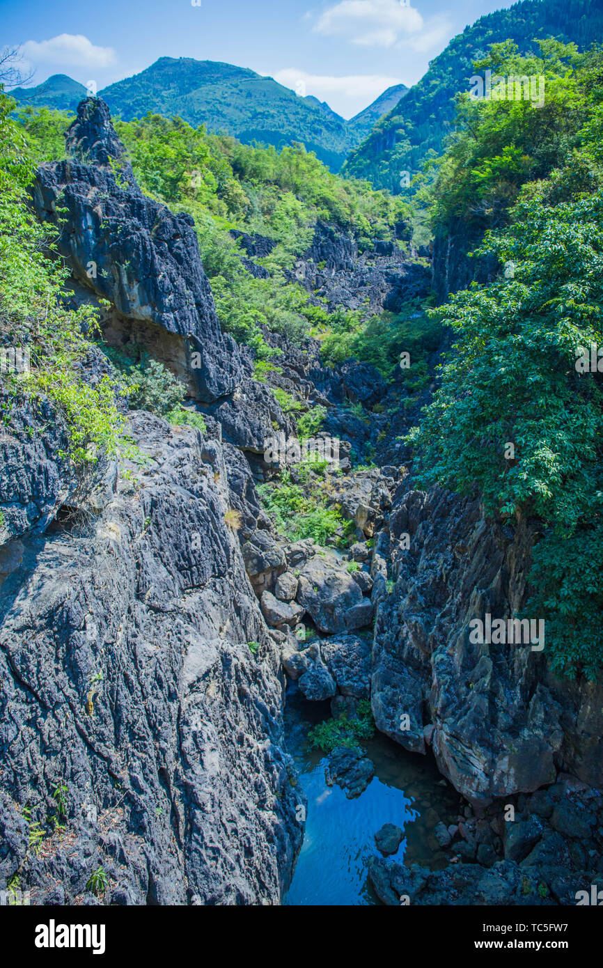 Good mountains and rivers in Guizhou Stock Photo - Alamy