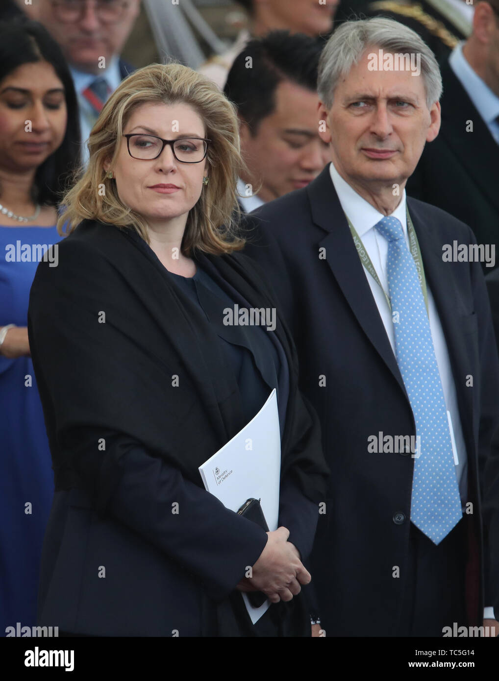 Defence Secretary Penny Mordaunt and Chancellor of the Exchequer Philip ...