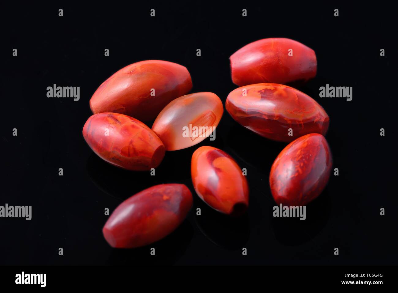 Southern red agate jewellery HD picture Stock Photo - Alamy