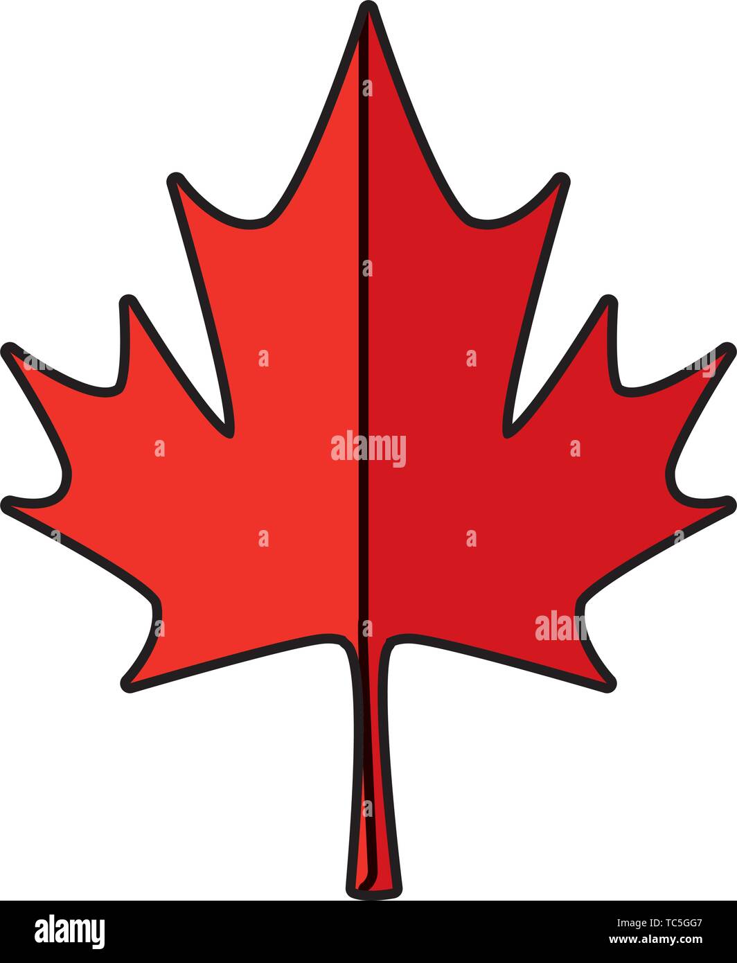 maple leaf canadian symbol icon Stock Vector Image & Art - Alamy