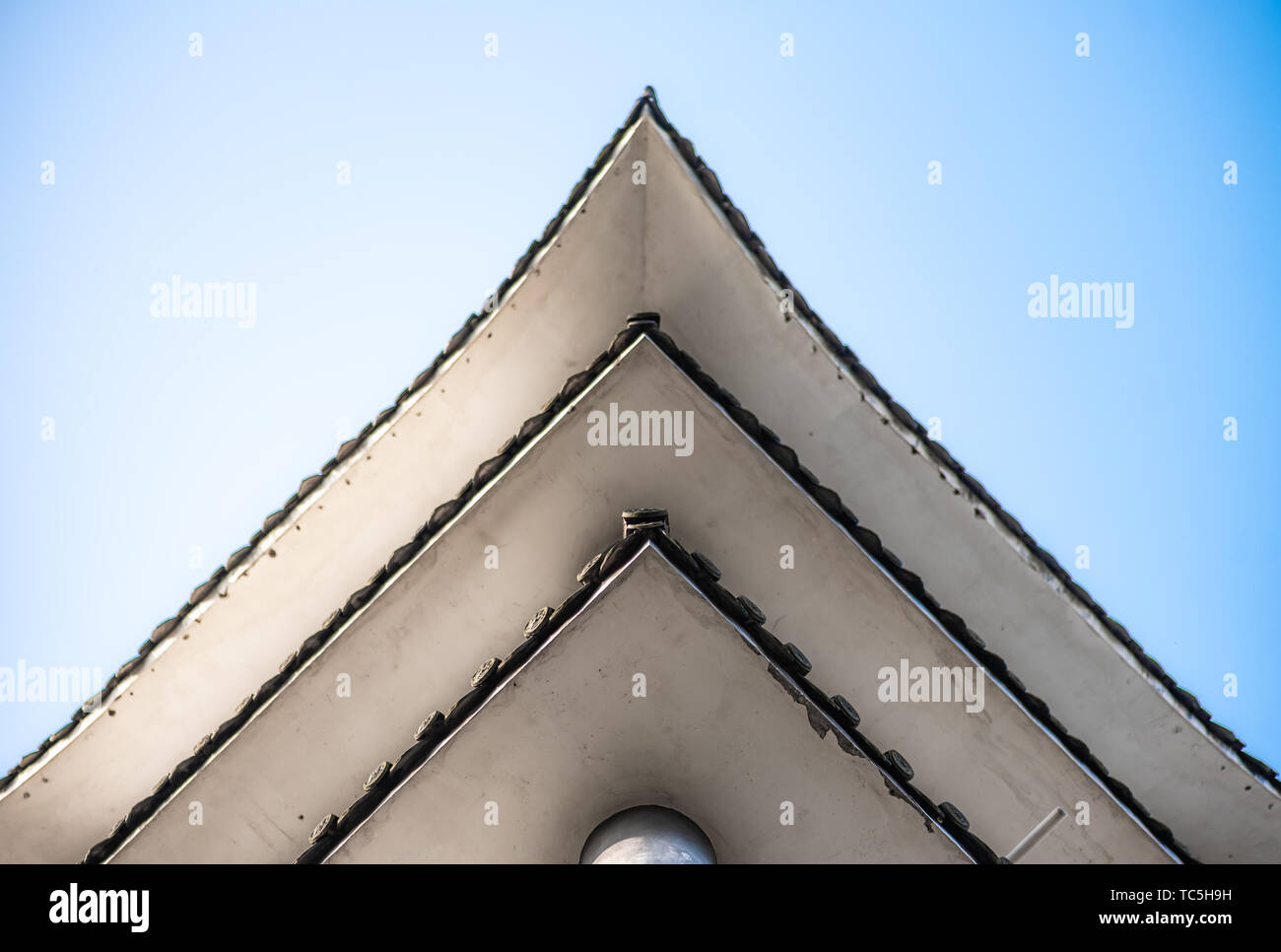 Close-up of building eaves Stock Photo - Alamy