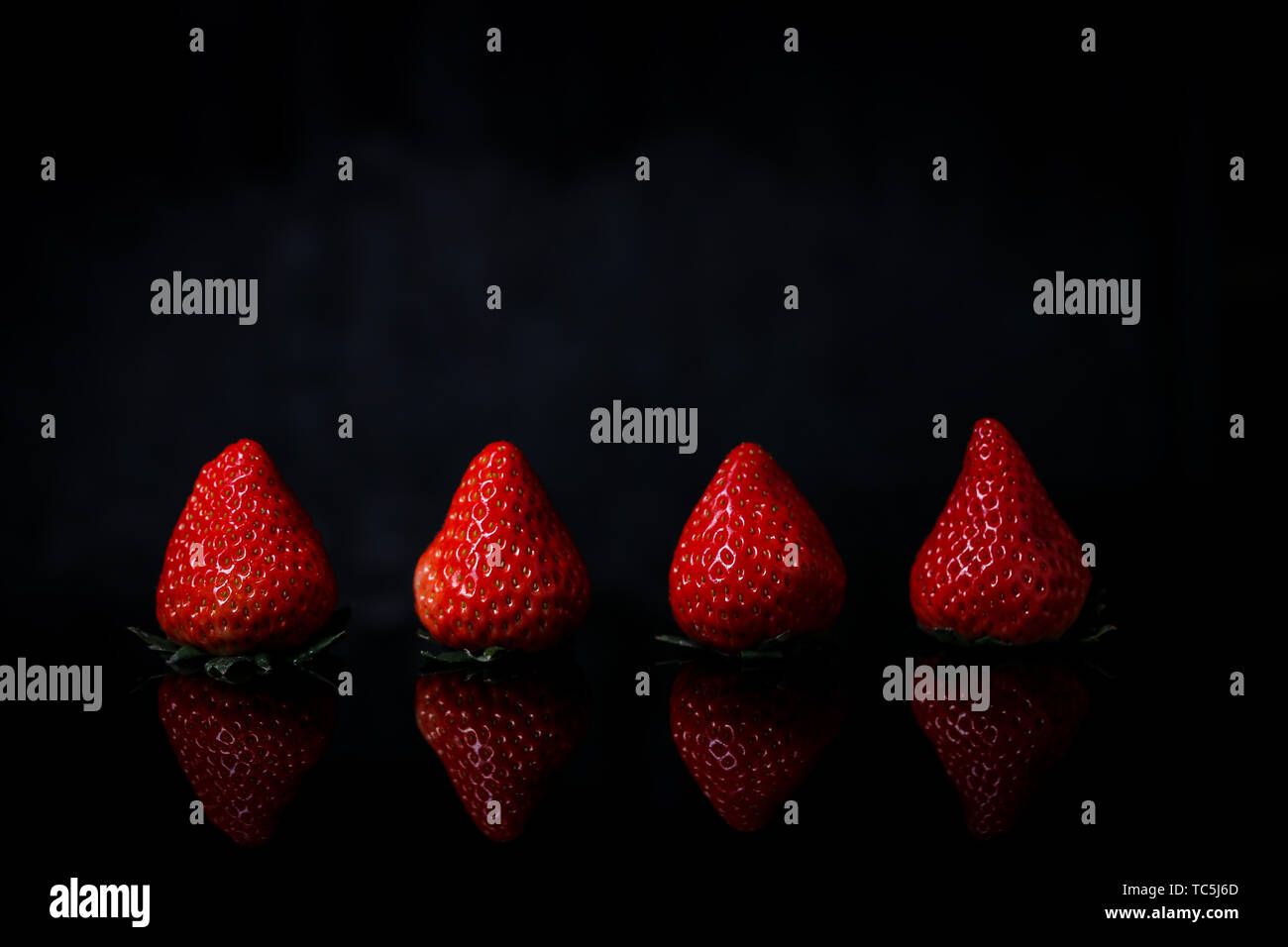 Strawberry still life Stock Photo - Alamy