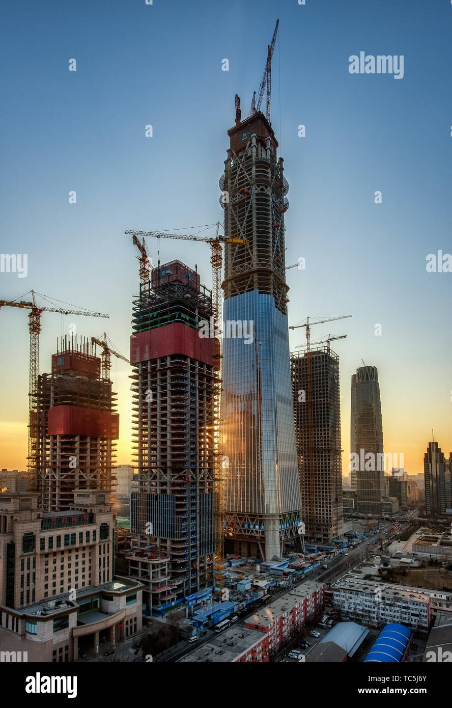 Beijing cbd construction site hi-res stock photography and images - Alamy
