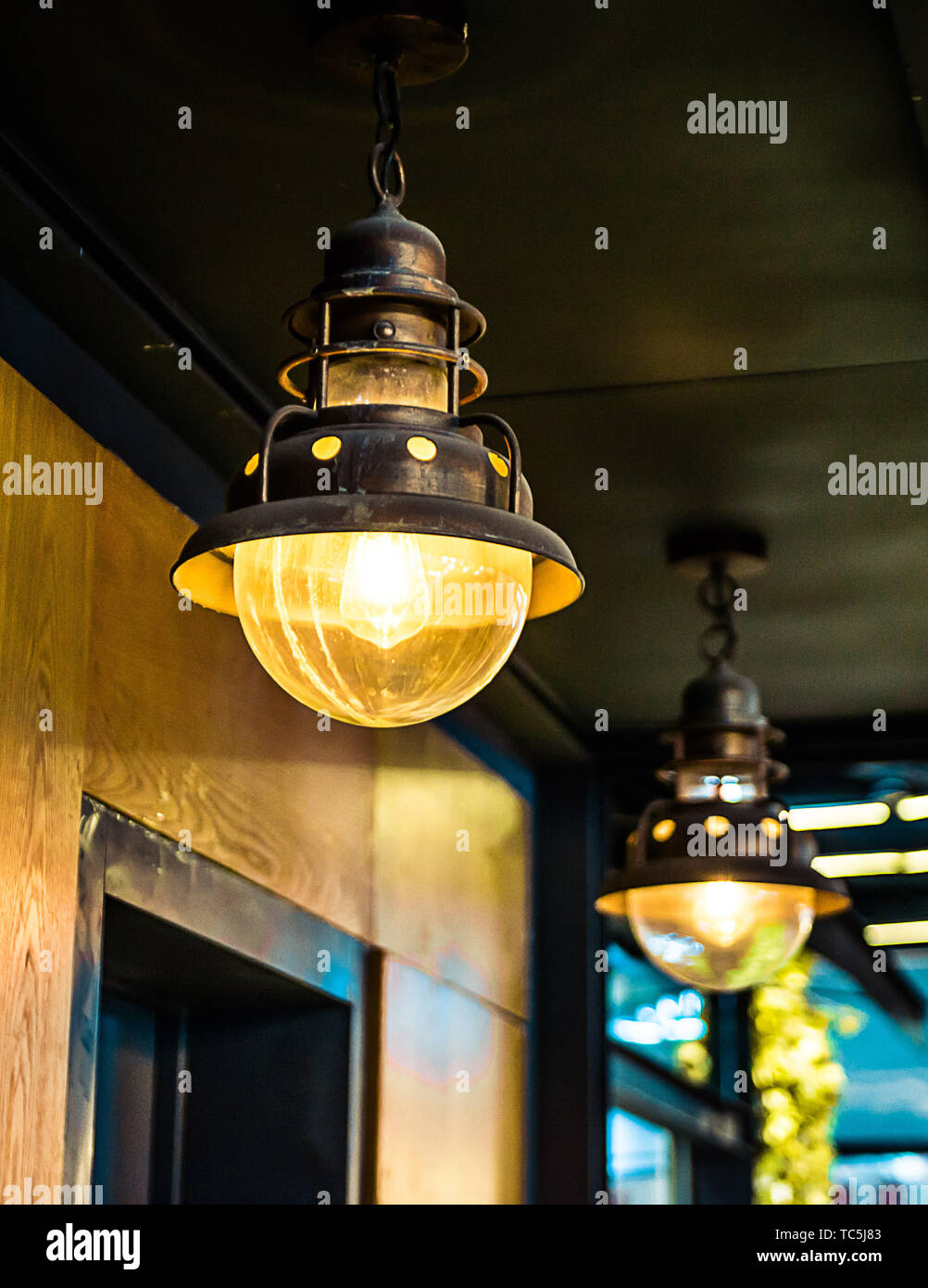 Cold and warm lights Stock Photo - Alamy