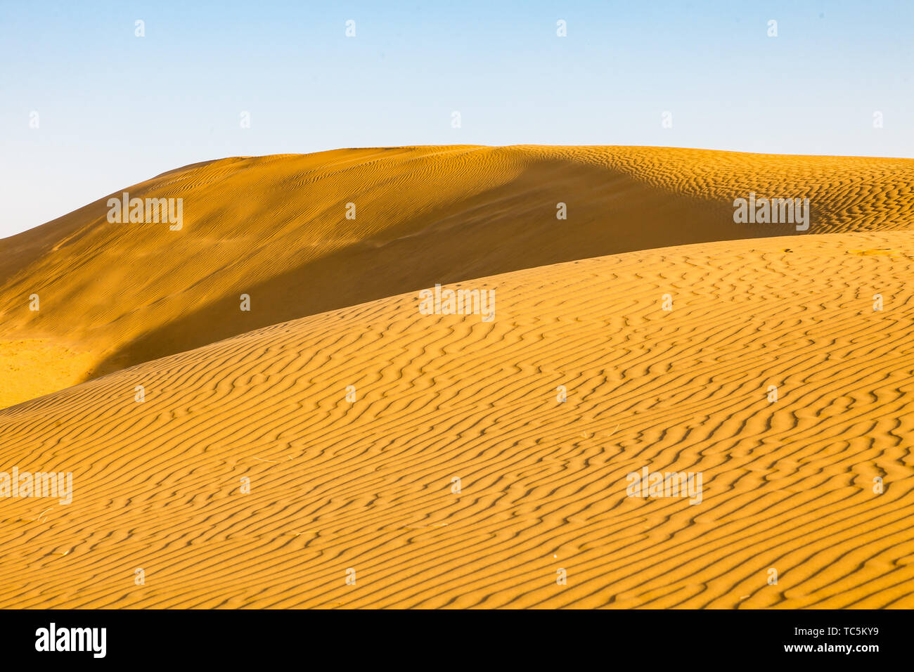 Desert sand dunes landscape Stock Photo - Alamy