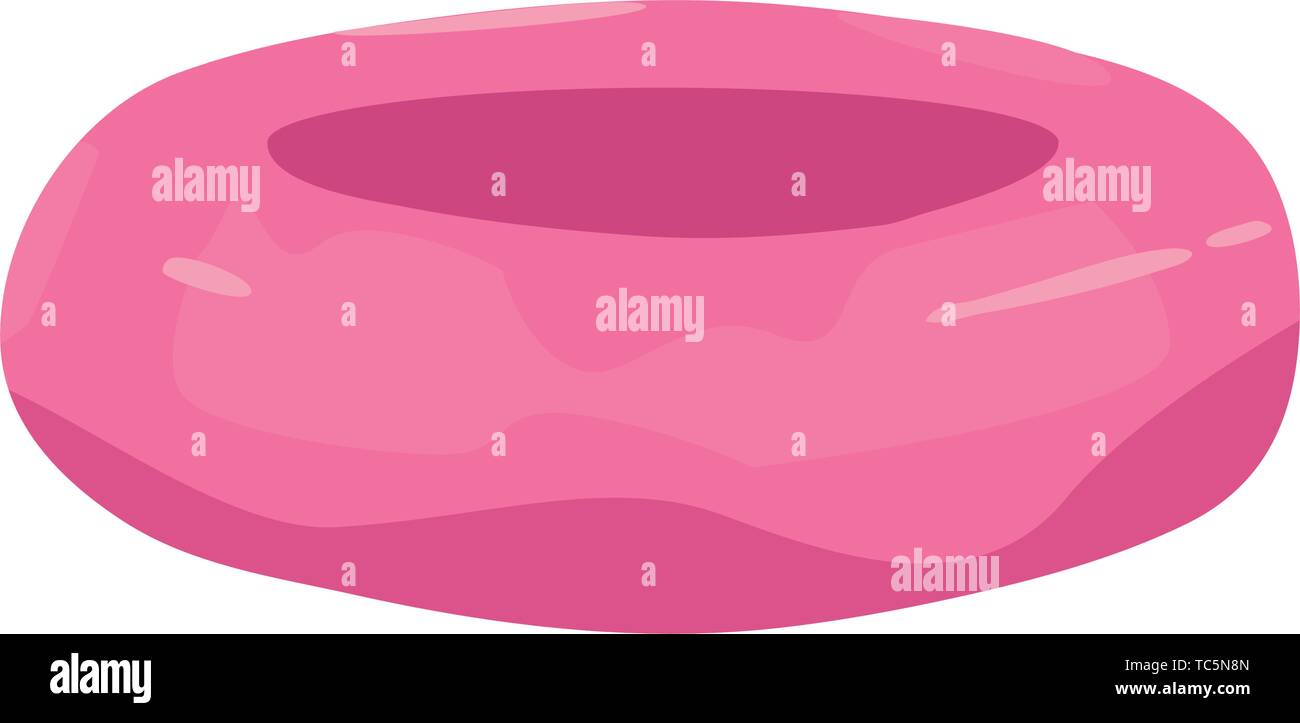 pink float on white background vector illustration Stock Vector Image ...