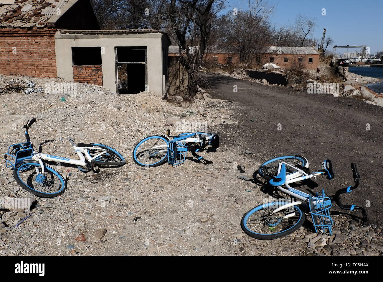 The current situation of shared bicycles, scattered and disorderly ...