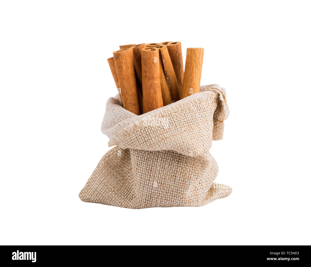 The cinnamon is in a bag Stock Photo - Alamy