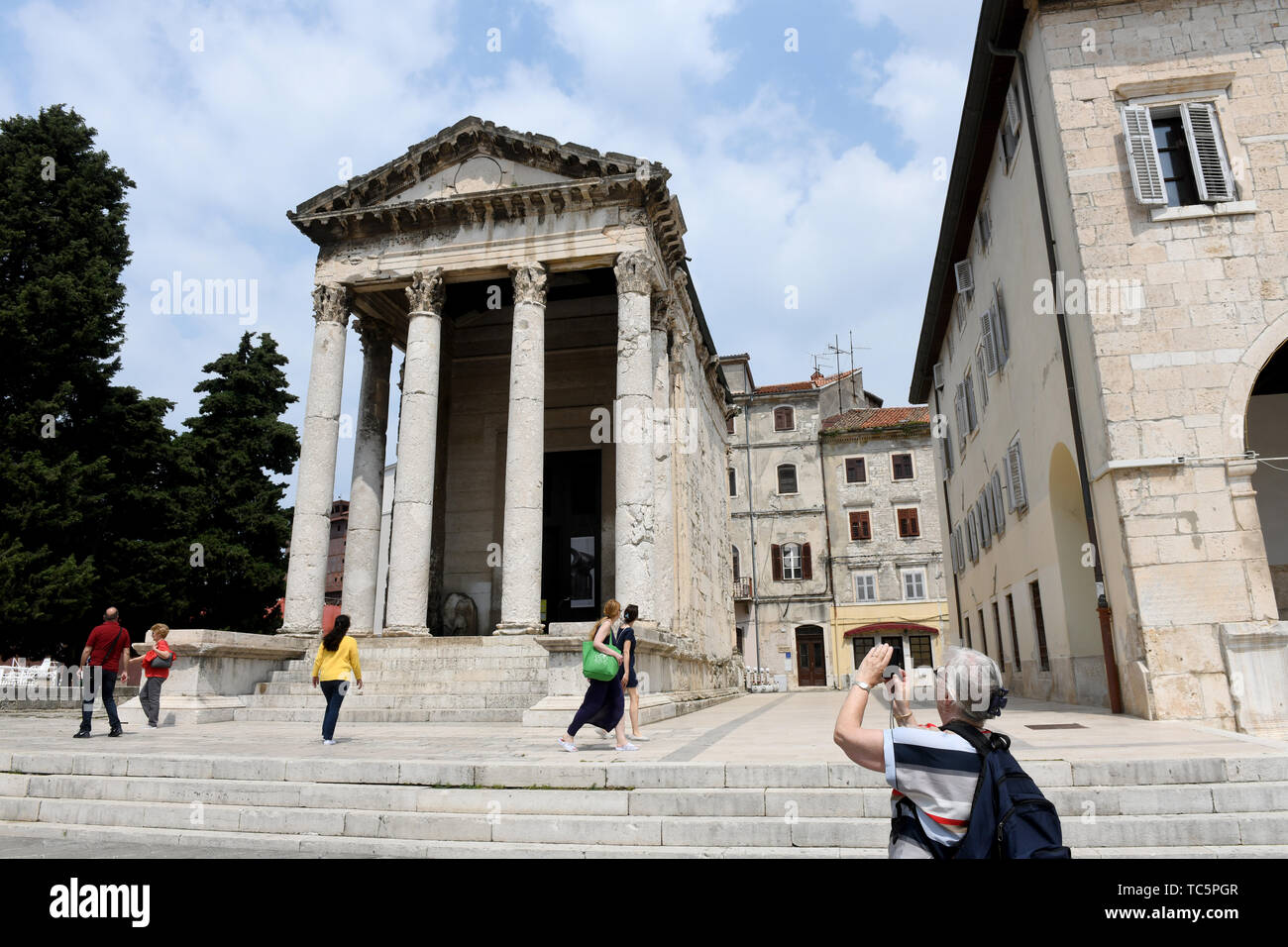 The Temple Of Augustus High Resolution Stock Photography and Images - Alamy