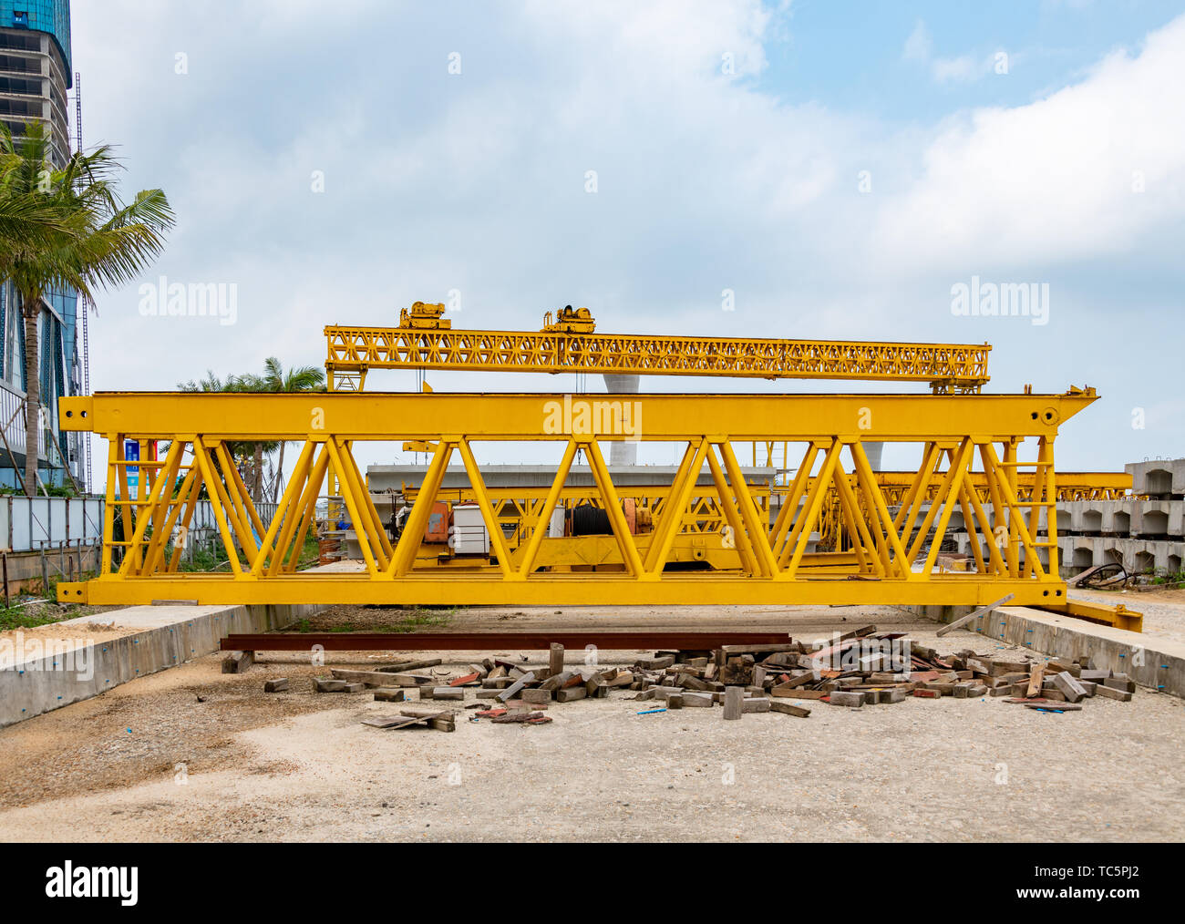 Construction equipment on the site Stock Photo - Alamy