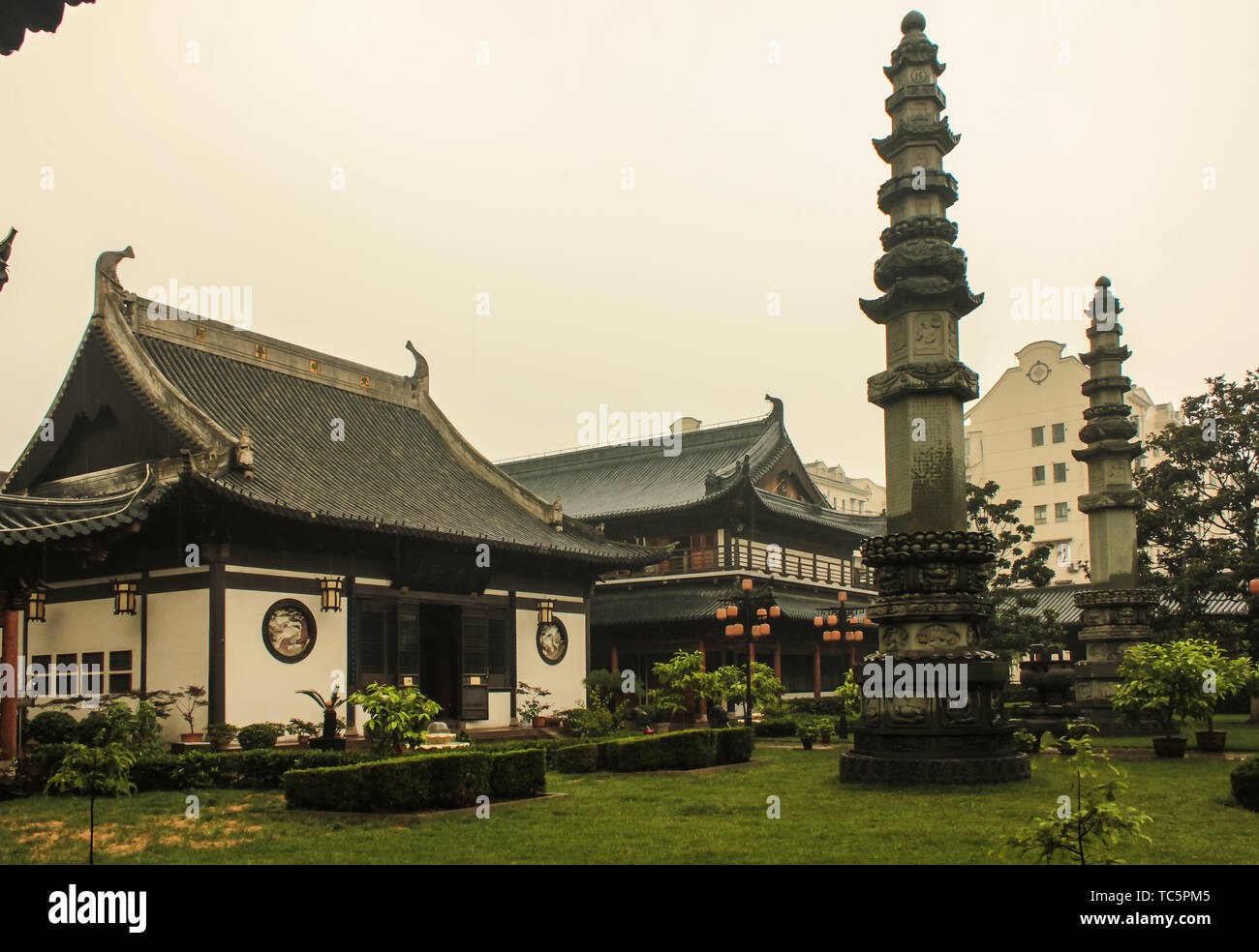 Shanghai Zhenru Temple Stock Photo - Alamy
