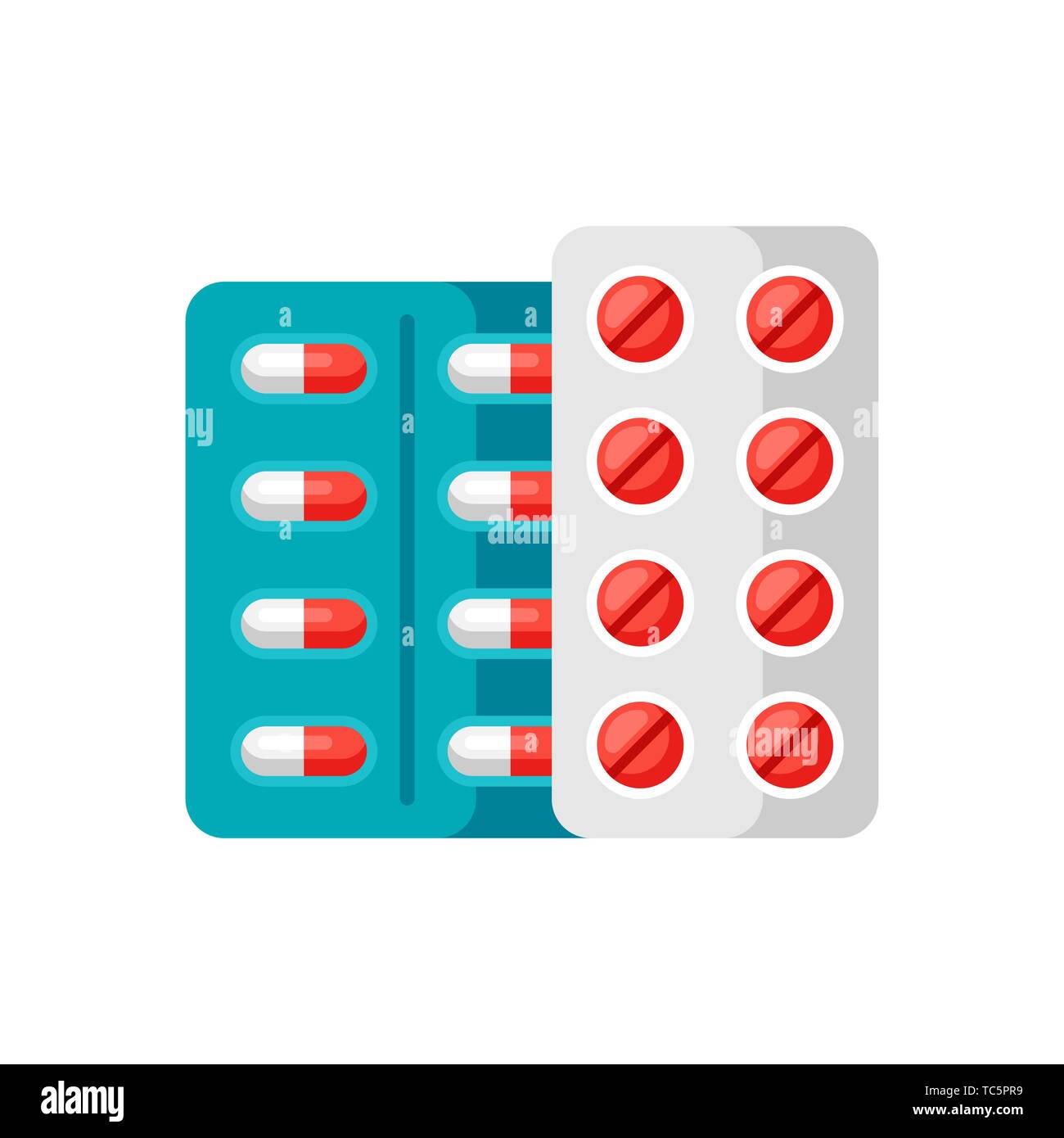 Pills icon simple element Stock Vector Images - Alamy