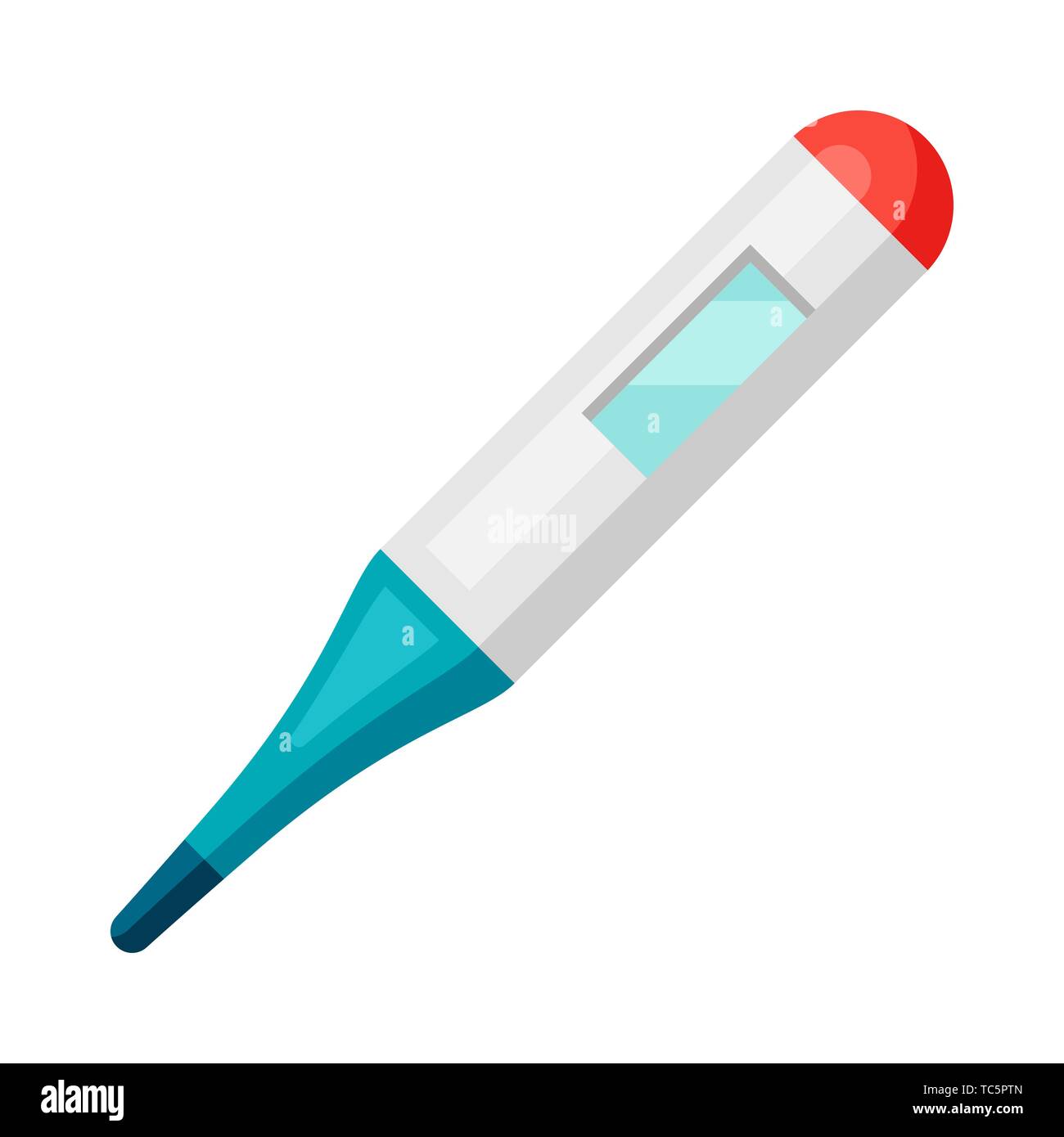 Thermometer medical device icon Stock Vector Images - Alamy