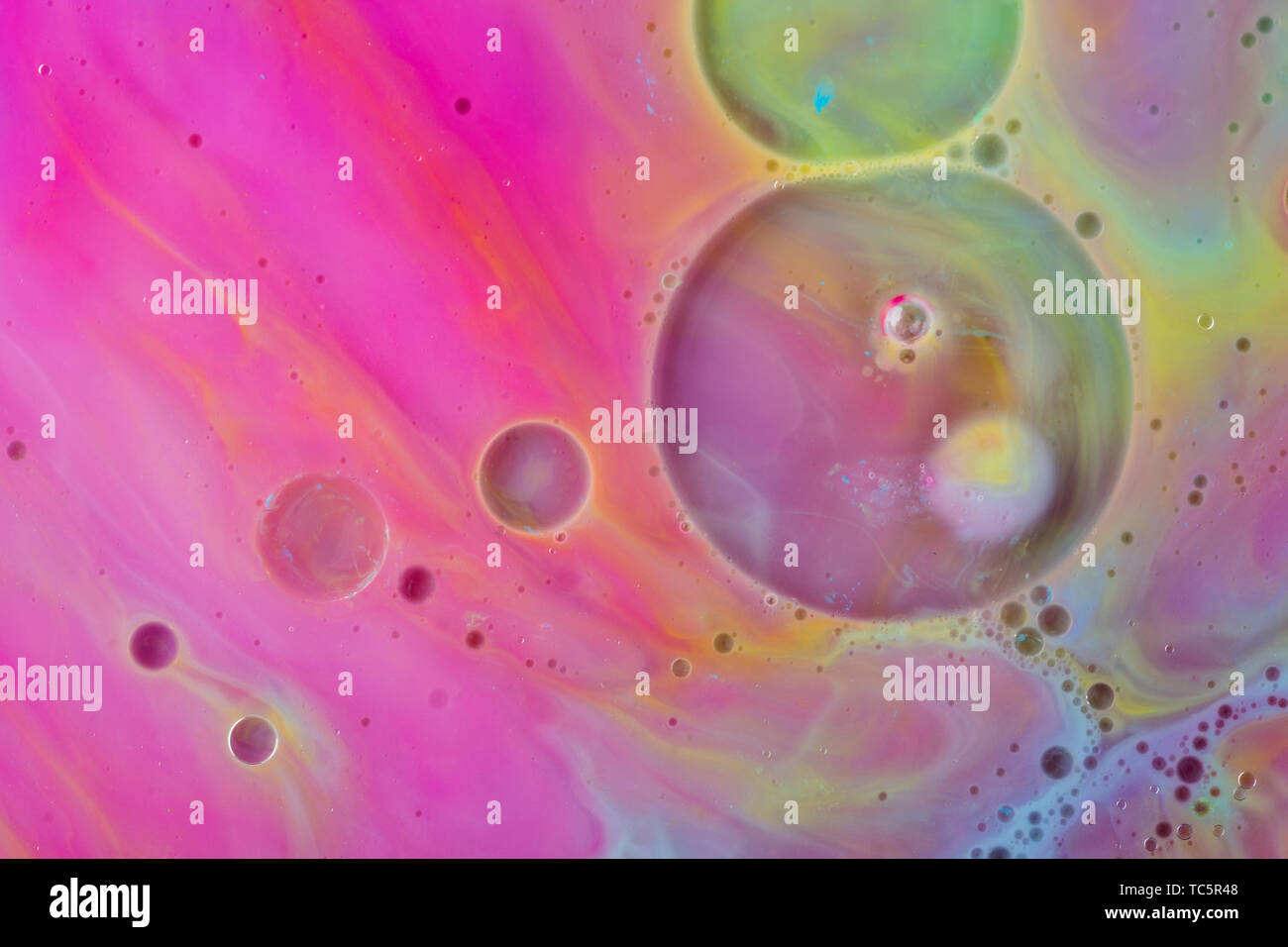 Abstract propylene pigment and bubble background, color texture Stock ...