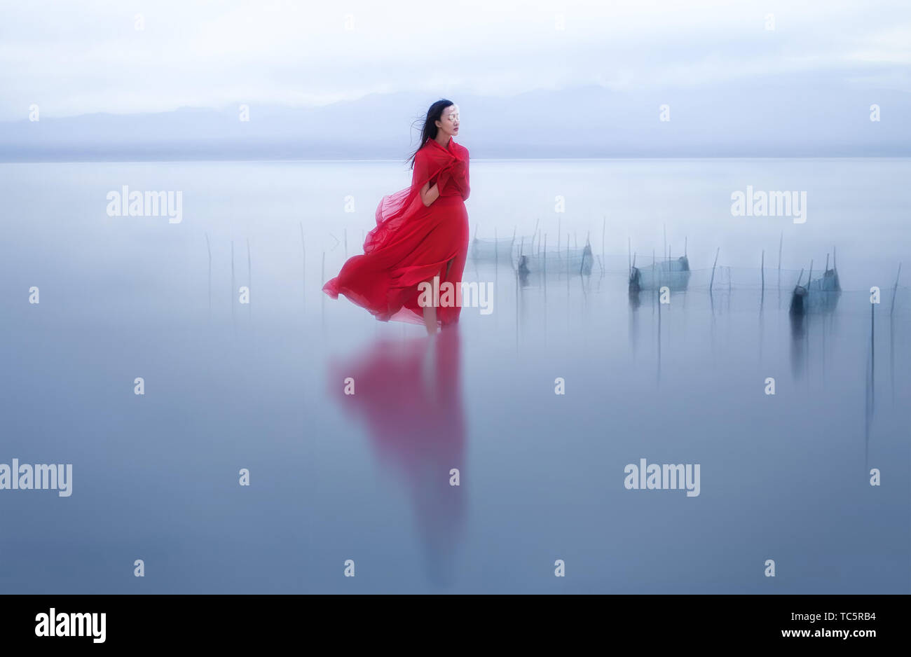 The calmest scenery, the brightest people Stock Photo - Alamy