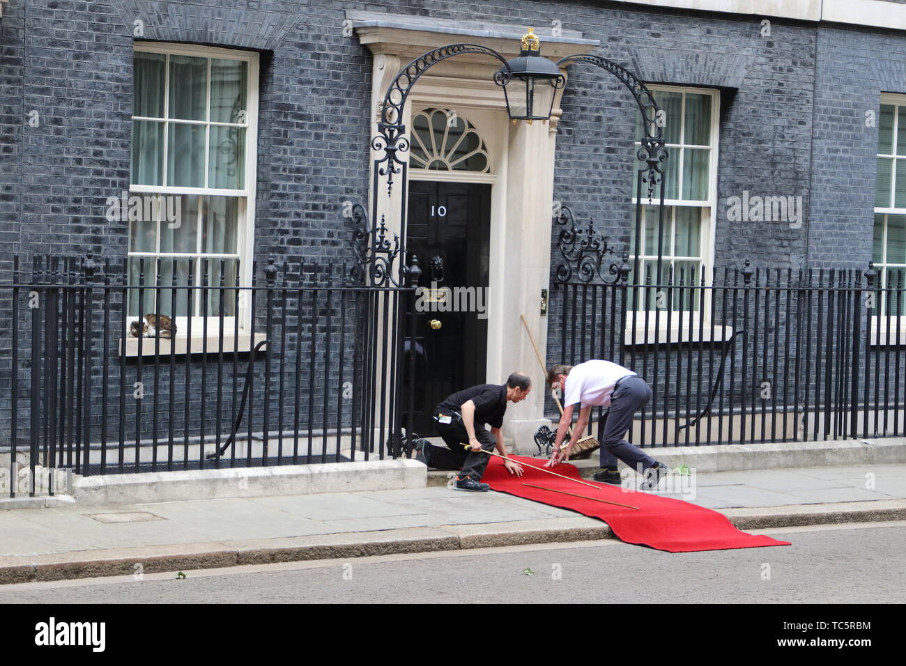 London.UK. Prime Minister Theresa May and husband Philip May welcome US ...