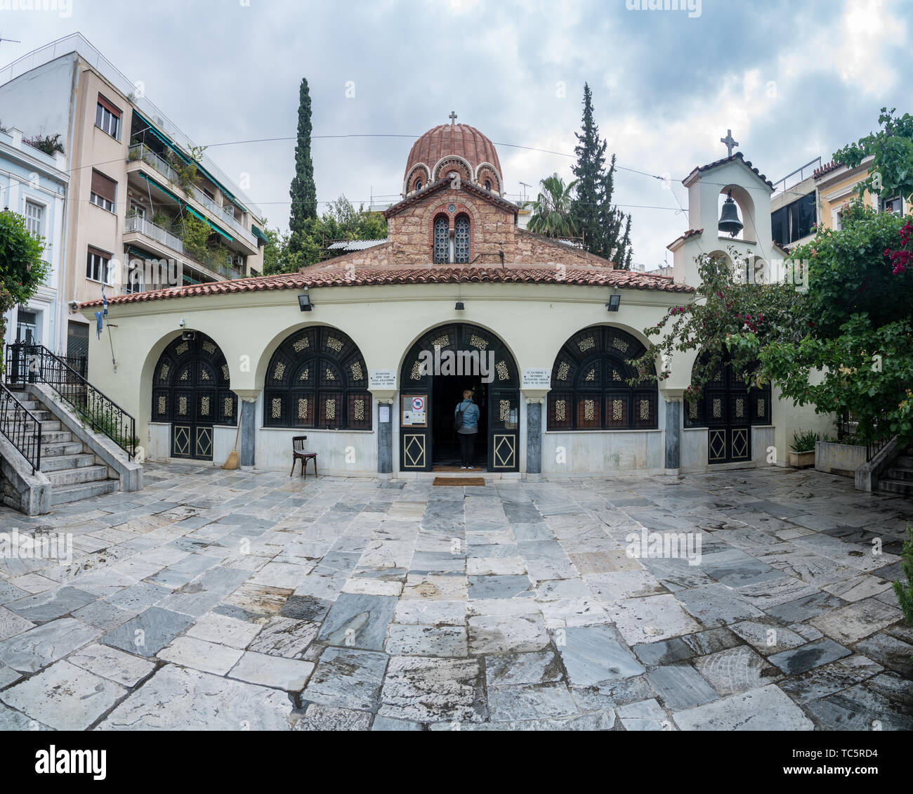 St Catherine Greek Orthodox church in Athens Stock Photo - Alamy