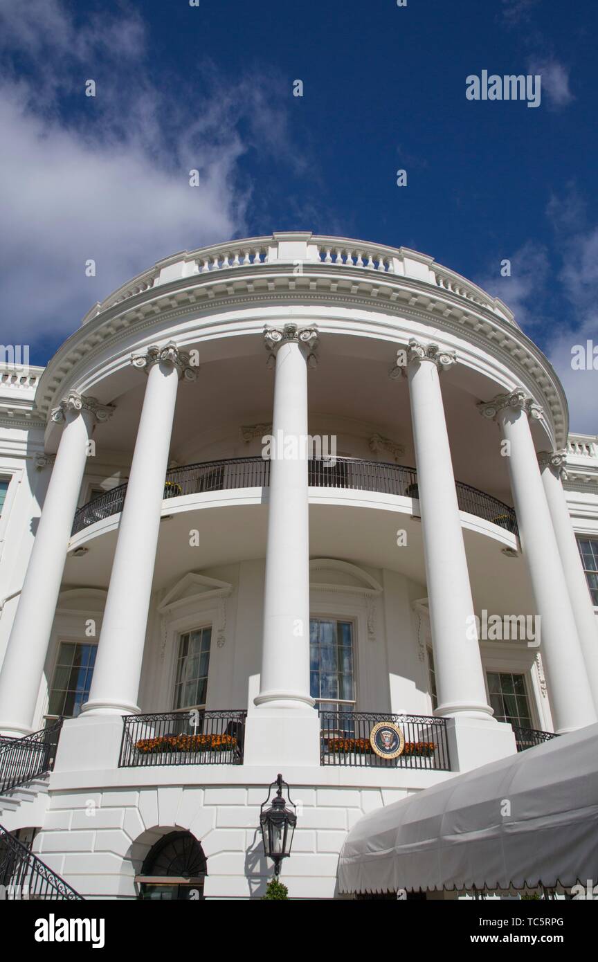 White House South Portico