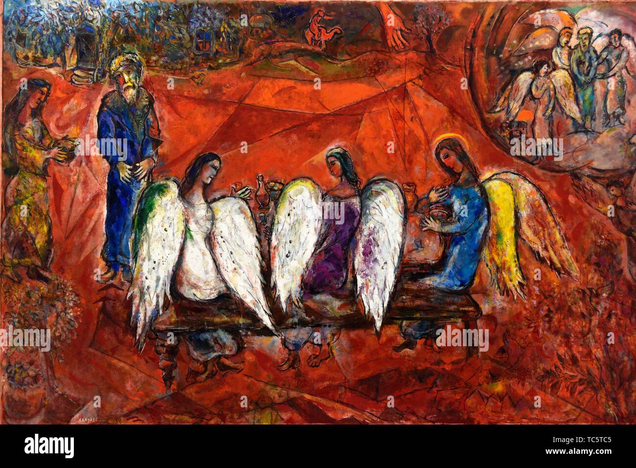 Marc chagall painting angel hi-res stock photography and images - Alamy
