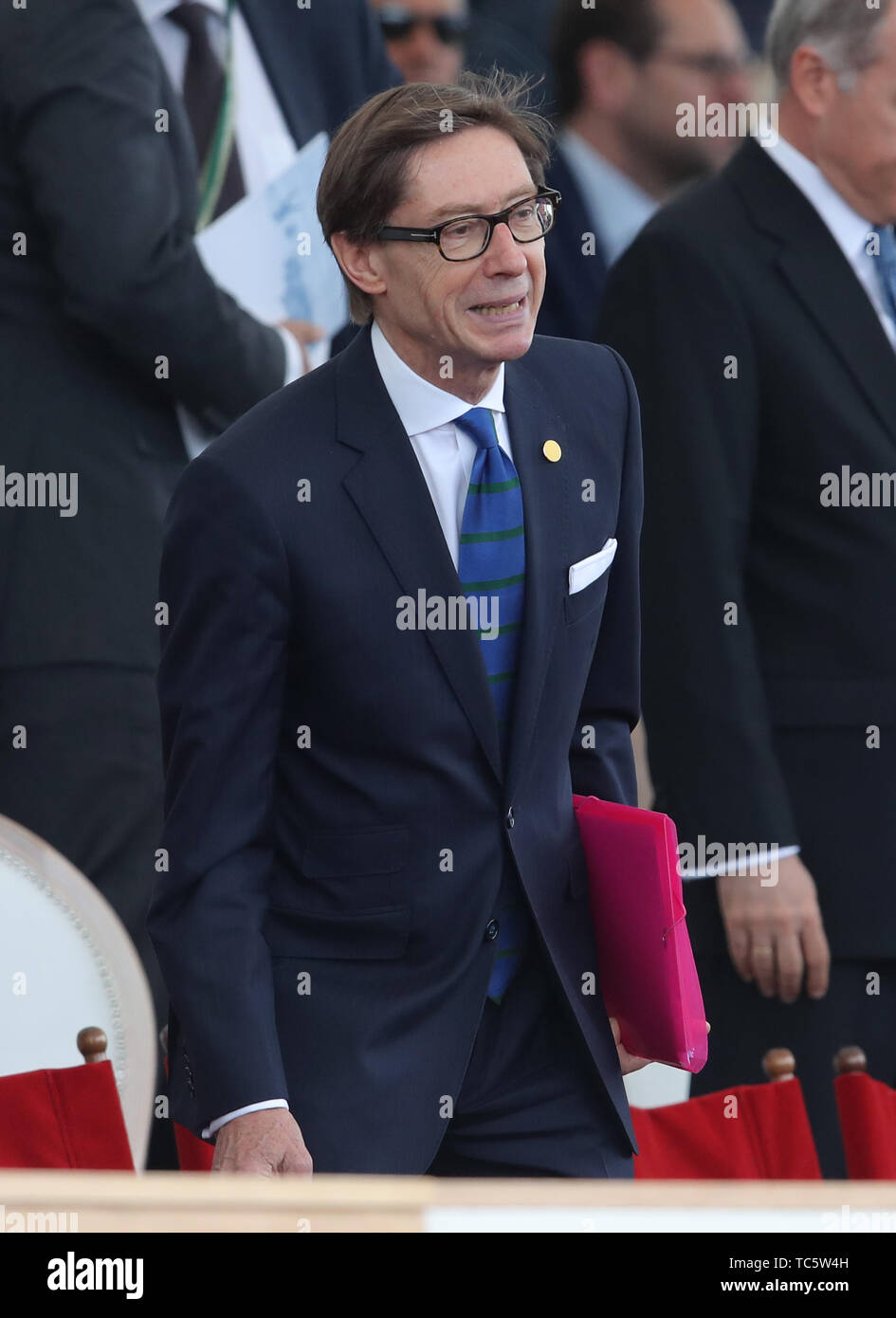 German ambassador to the UK, Peter Wittig, during the commemorations ...