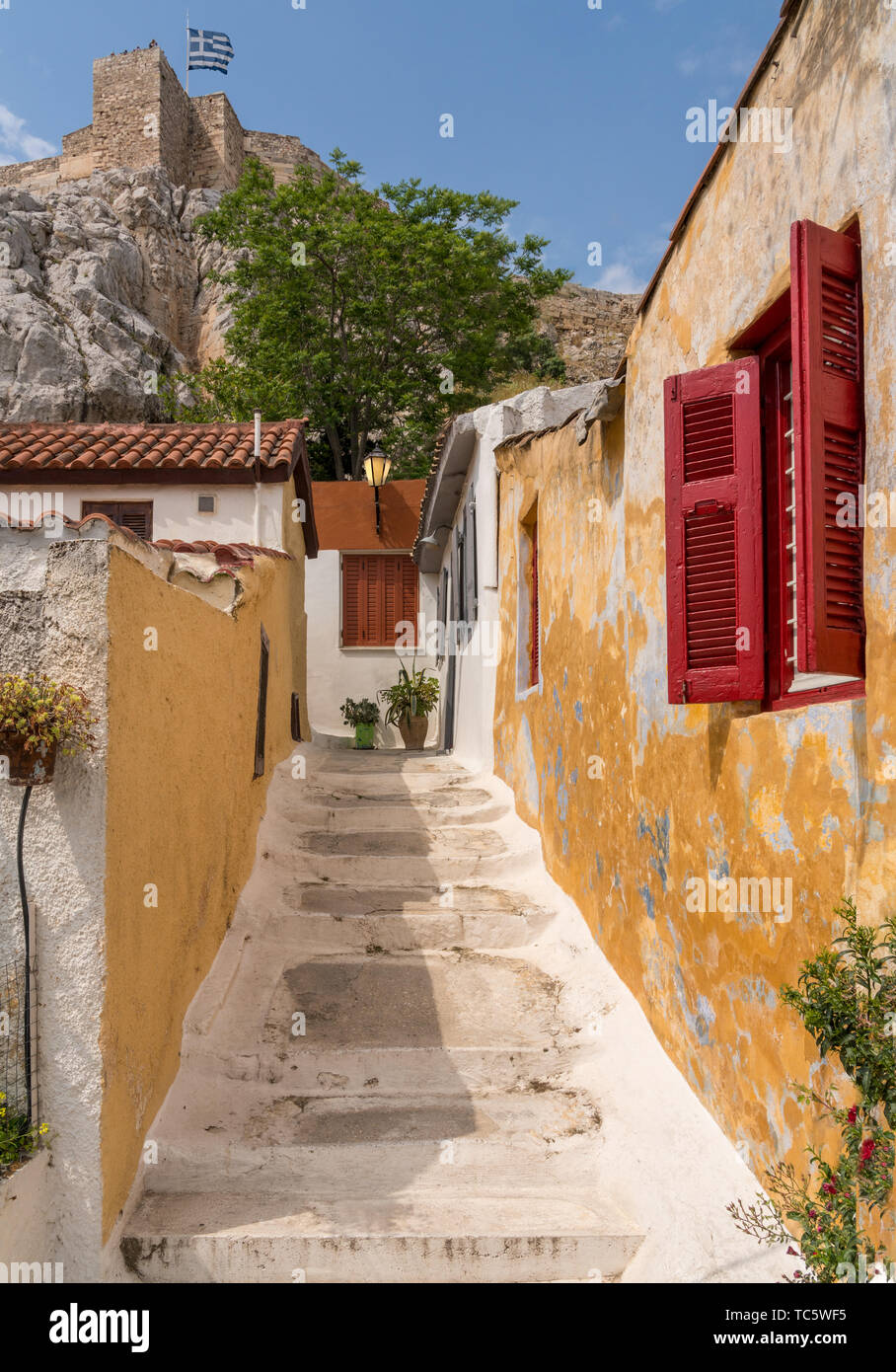 Acropolis steps athens hi-res stock photography and images - Alamy